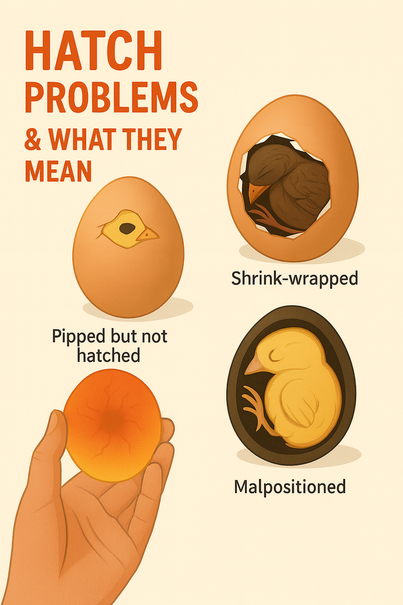 Common Hatching Problems & What They Mean – Uneek Poultry
